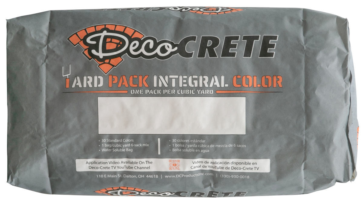 Deco-crete Yard Pack Integral Color | Foxcrete Supply